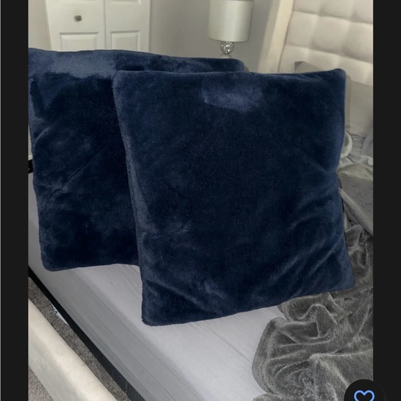 Bedding | Set Of 2 Large Royal Blue Throw Pillows | Poshmark